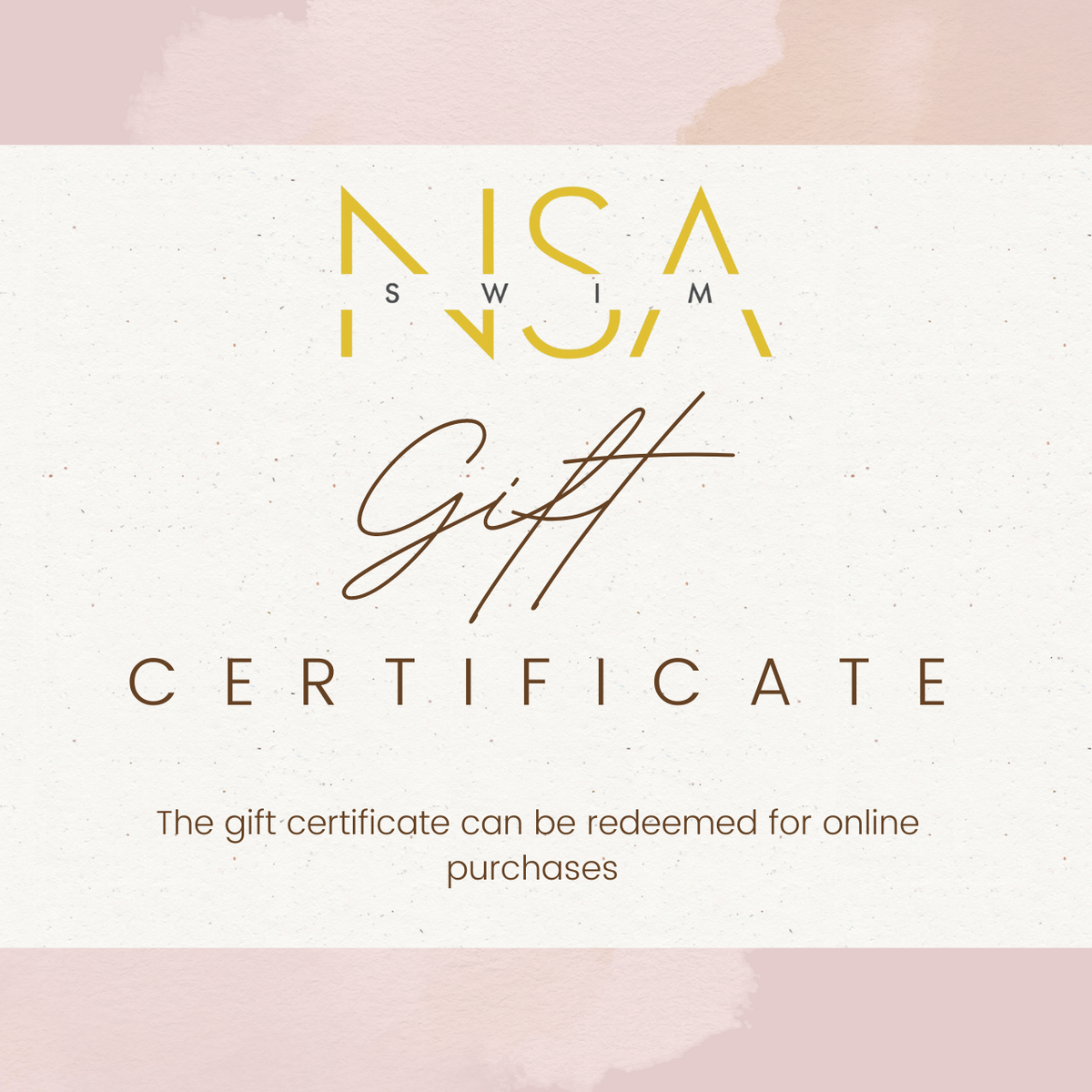 Virtual Gift Card – NSA Swim