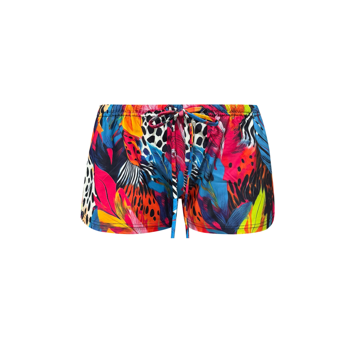 Low-Rise Mini Short in Sunset Safari – NSA Swim